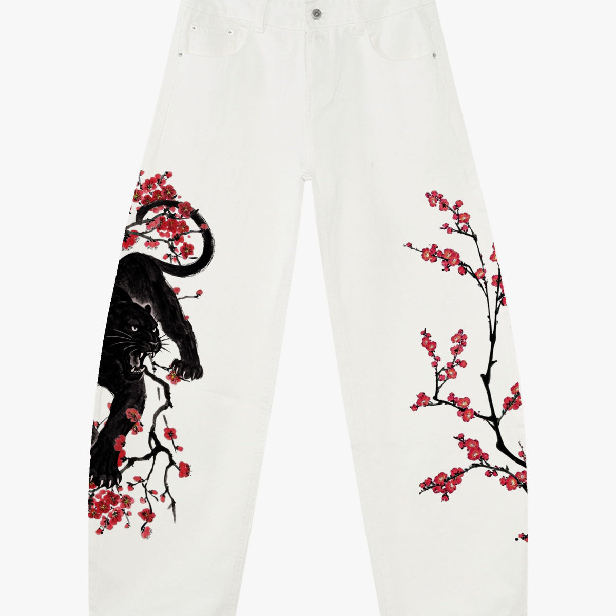 Black Panther Barrel Jeans – Mystic