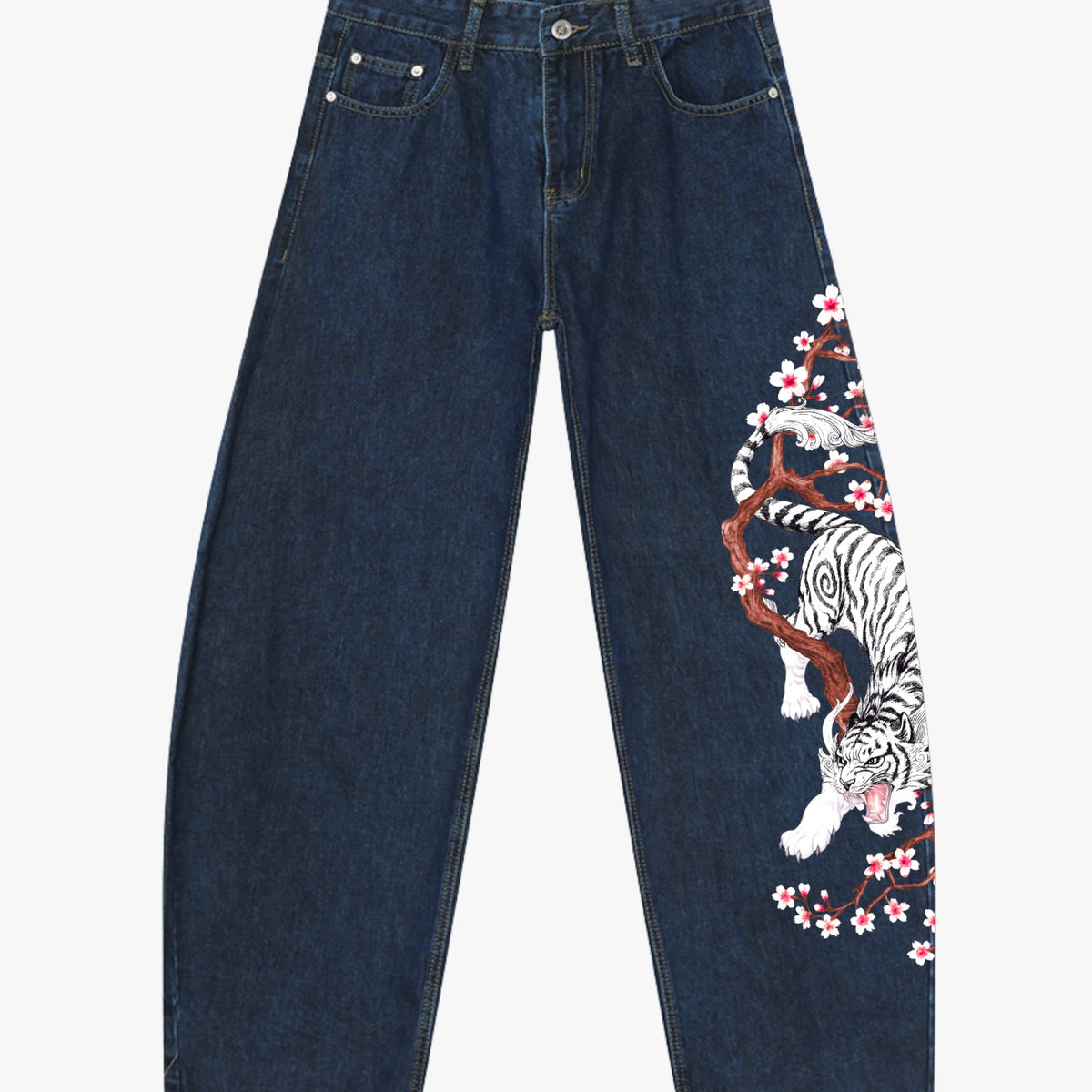 Tiger Spirit Barrel Jeans – Mystic
